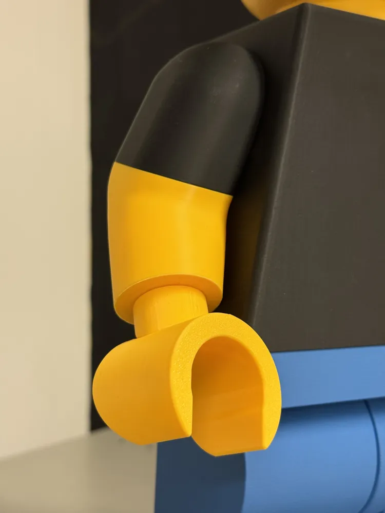 Short Sleeves for Giant Minifig Remixed by Adrian MakerWorld: Download ...