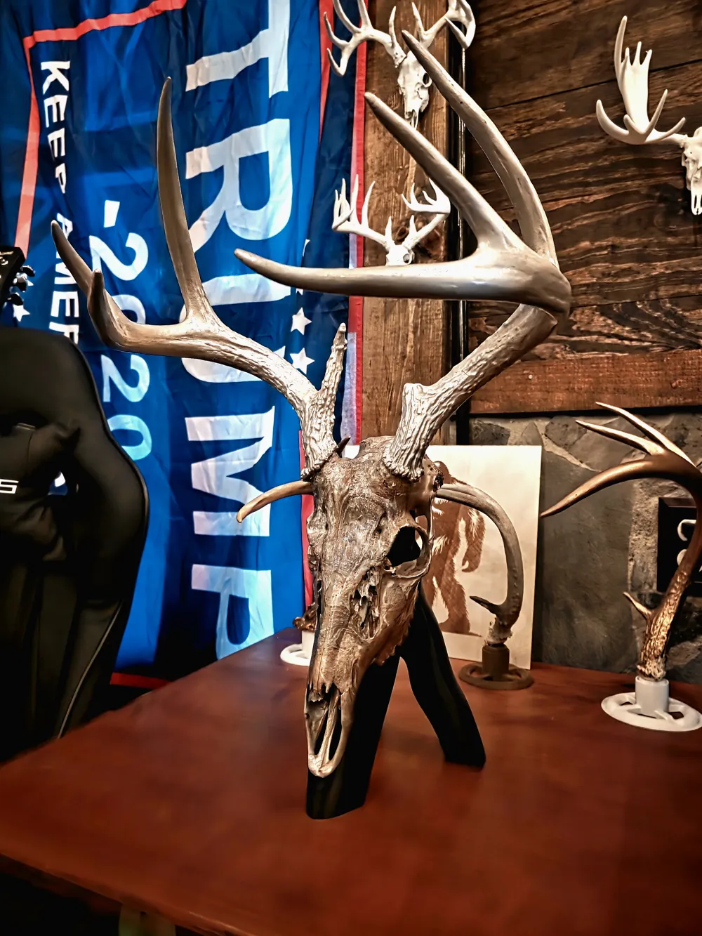 Deer Skull Desk Stand - Real or 3D Printed Skulls! - Free 3D Print ...