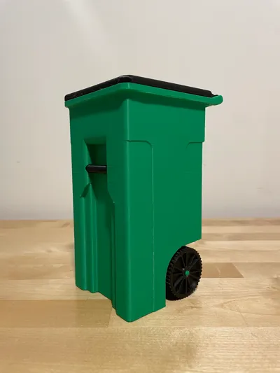 Trash barrel by charlie designs - MakerWorld