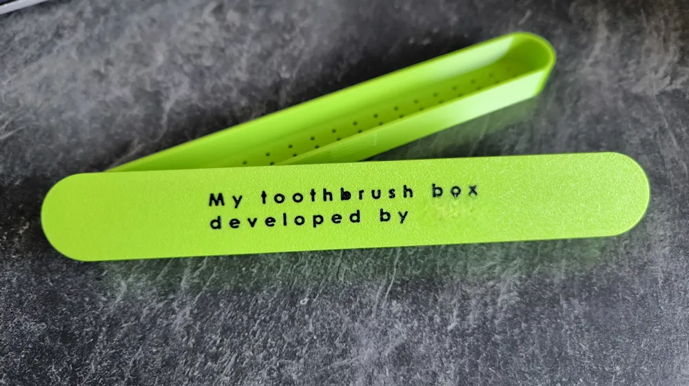 Toothbrush Box - Case - Toothbrush box 210 x 18 mm by TK-1 - MakerWorld