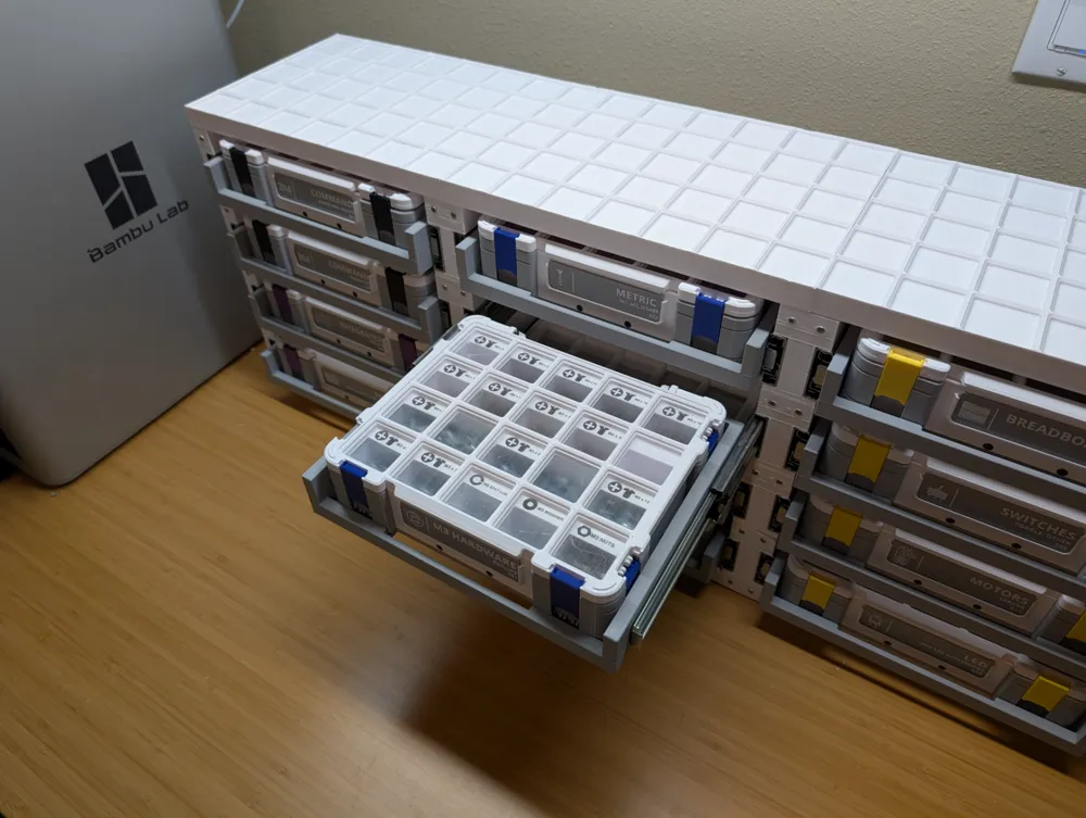 Gridfinity Hardware Storage System - BETA Remixed by Tailor F. Glad MakerWorld: Download Free 3D ...