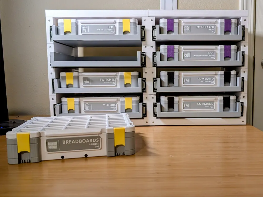 Gridfinity Hardware Storage System - BETA Remixed by Tailor F. Glad MakerWorld: Download Free 3D ...