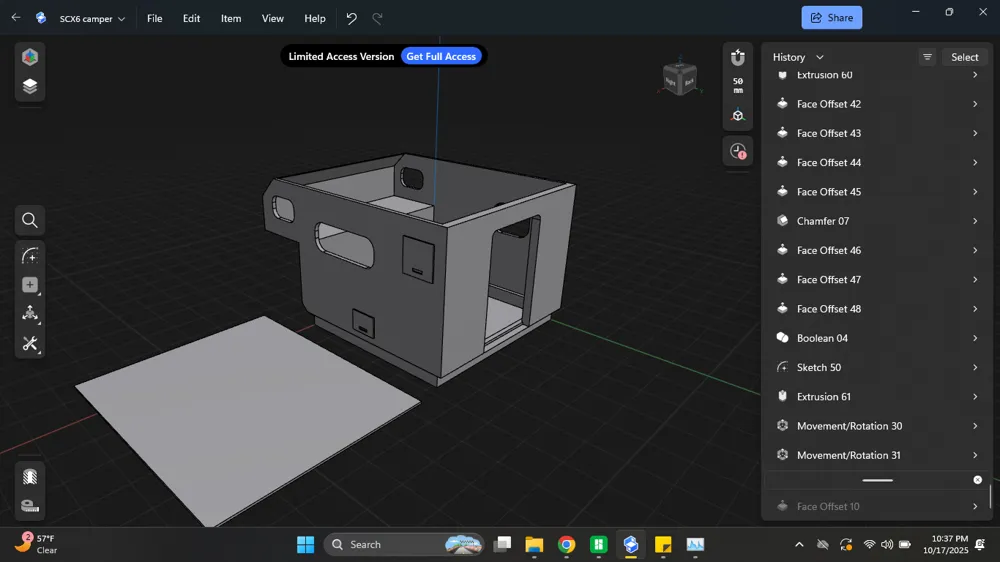 axial scx6 proline K10 bed camper 1/6 - Free 3D Print Model - MakerWorld