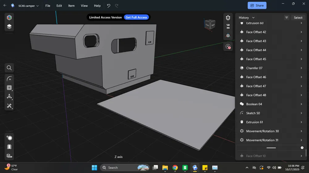 axial scx6 proline K10 bed camper 1/6 - Free 3D Print Model - MakerWorld