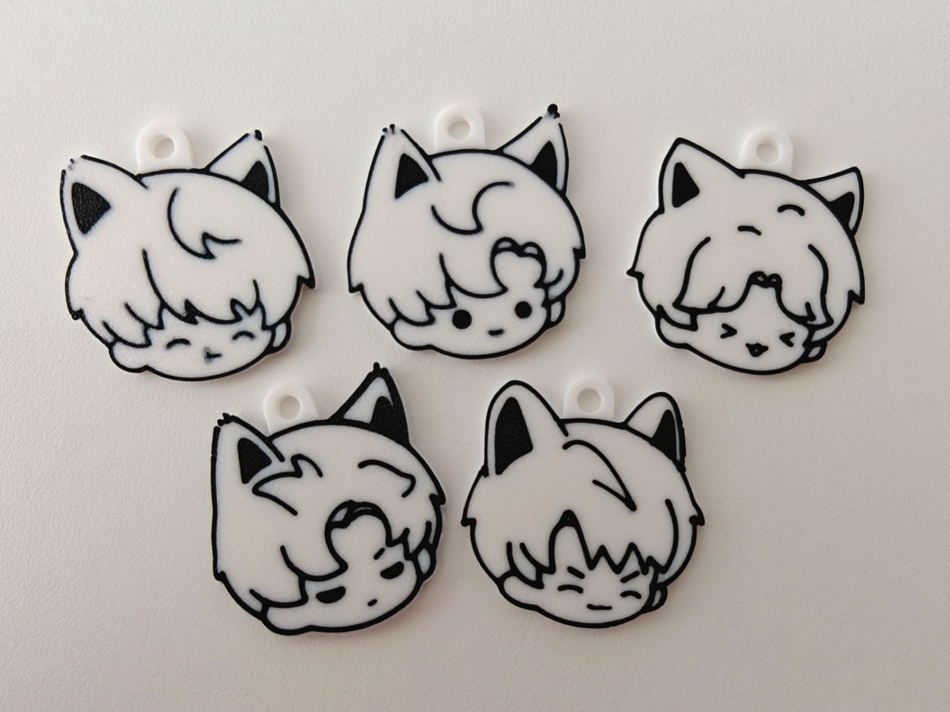 Love and Deepspace Cat Head Keychain by 司黎殿下 MakerWorld: Download Free ...
