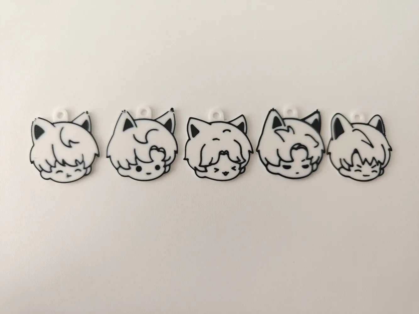 Love and Deepspace Cat Head Keychain by 司黎殿下 MakerWorld: Download Free ...