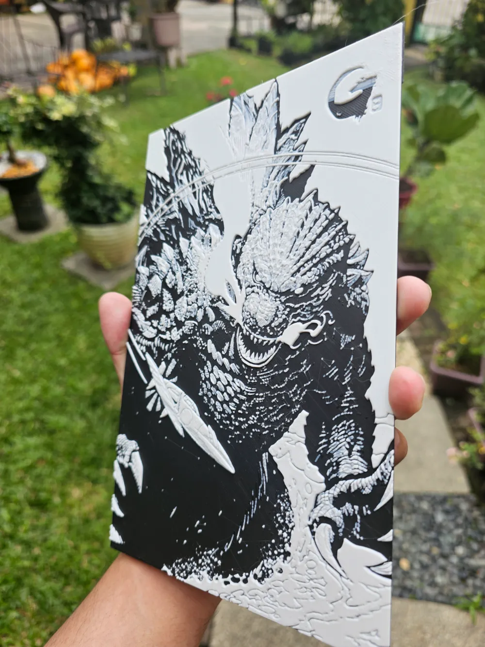 Godzilla Minus One Hueforge by Loki - MakerWorld