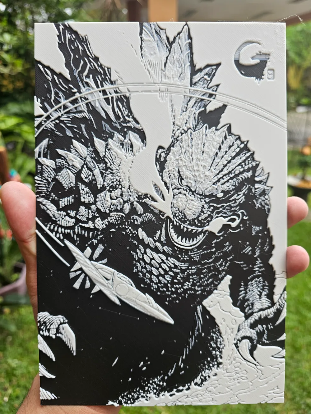 Godzilla Minus One Hueforge by Loki - MakerWorld