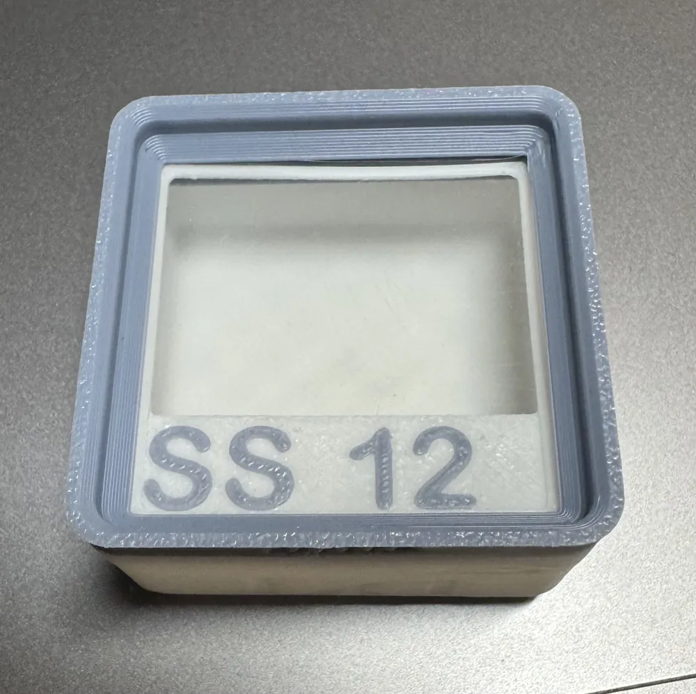 Frame Label for SS (Stone Size) Storage - Free 3D Print Model - MakerWorld