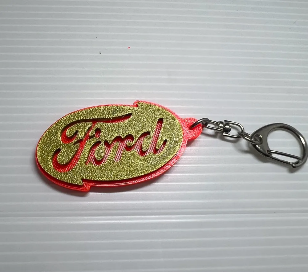 ford logo keychain by ricky - MakerWorld