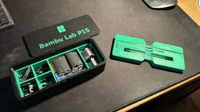 BAMBU LAB P1S TOOLKIT ORGANIZER BOX by BorgoTechSpace MakerWorld ...