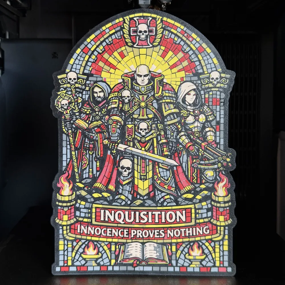 The Inquisition 40k Lightbox; Space Marine - Free 3D Print Model ...