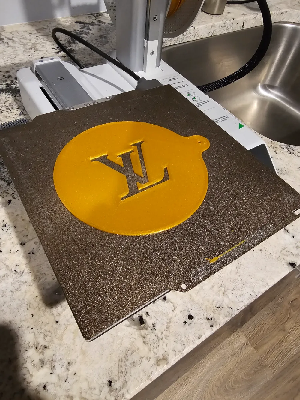 Perfect Louis Vuitton Latte Art Stencil by Perfect Prints - MakerWorld