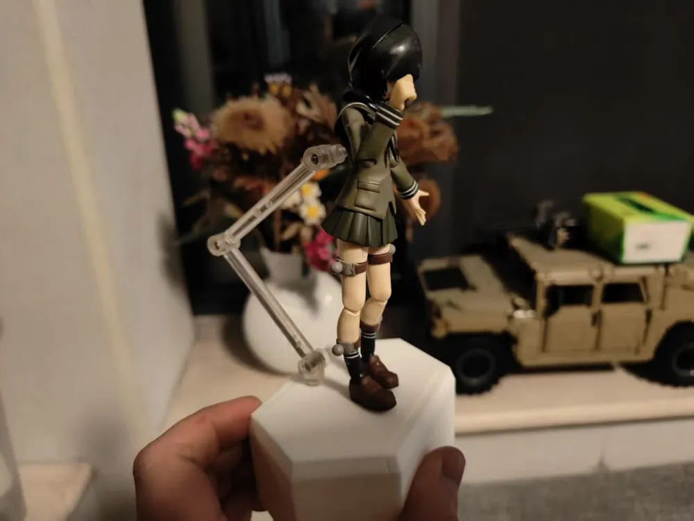 Figma model base (supports 4mm original Figma stands) - Free 3D Print ...