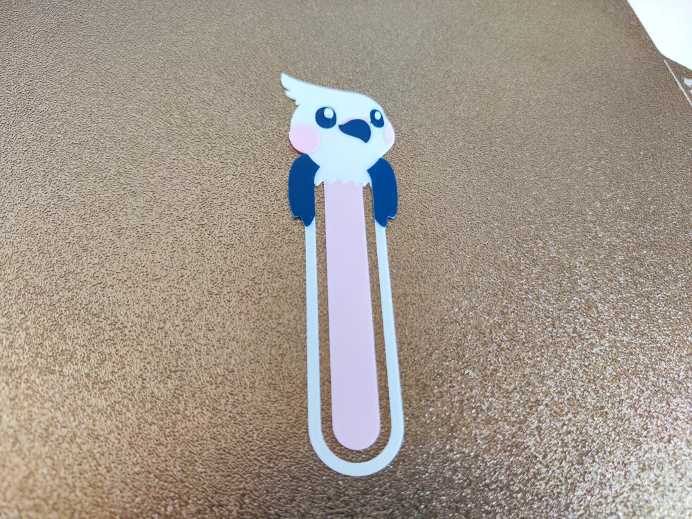 Cockatiel -Bookmark/ Vogel-Sittich-Lesezeichen by Chipotle - MakerWorld