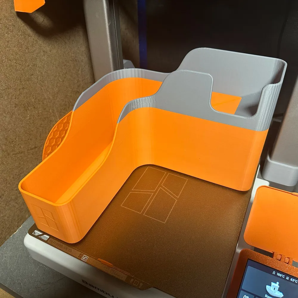 Bambu Lab P2S Poop Chute - poop bin - Free 3D Print Model - MakerWorld