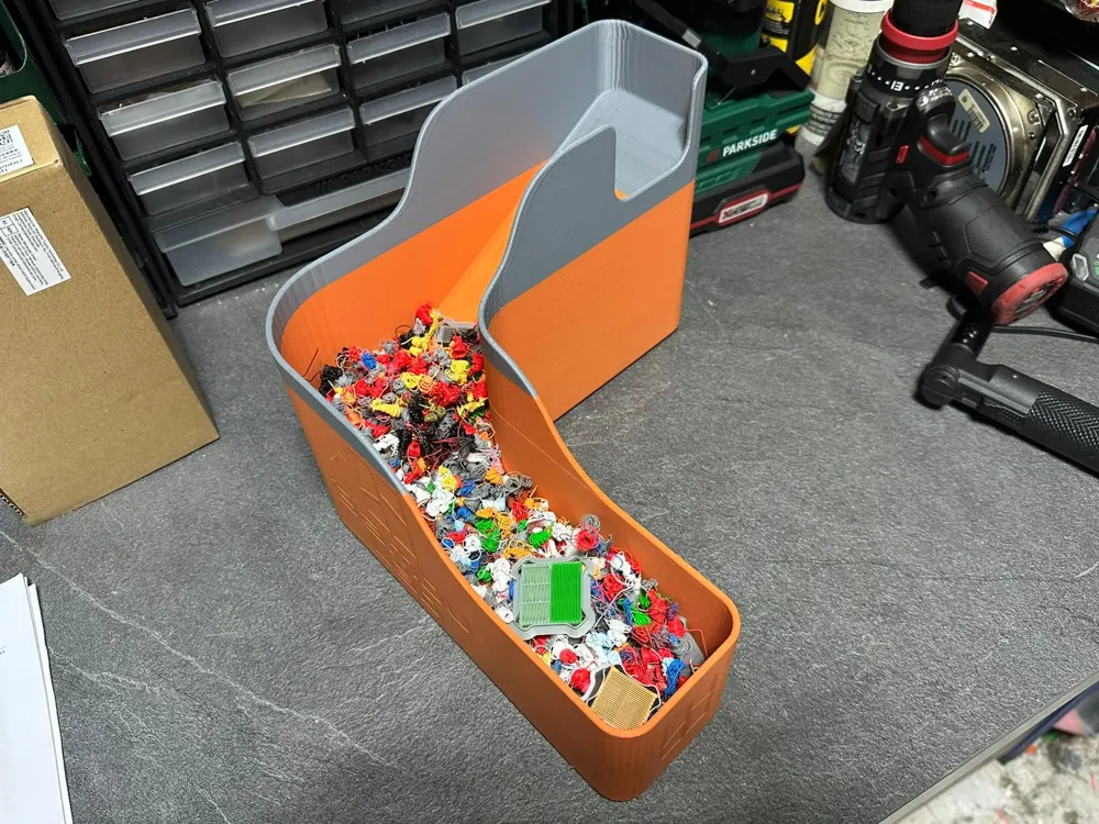 Bambu Lab P2S Poop Chute - poop bin - Free 3D Print Model - MakerWorld