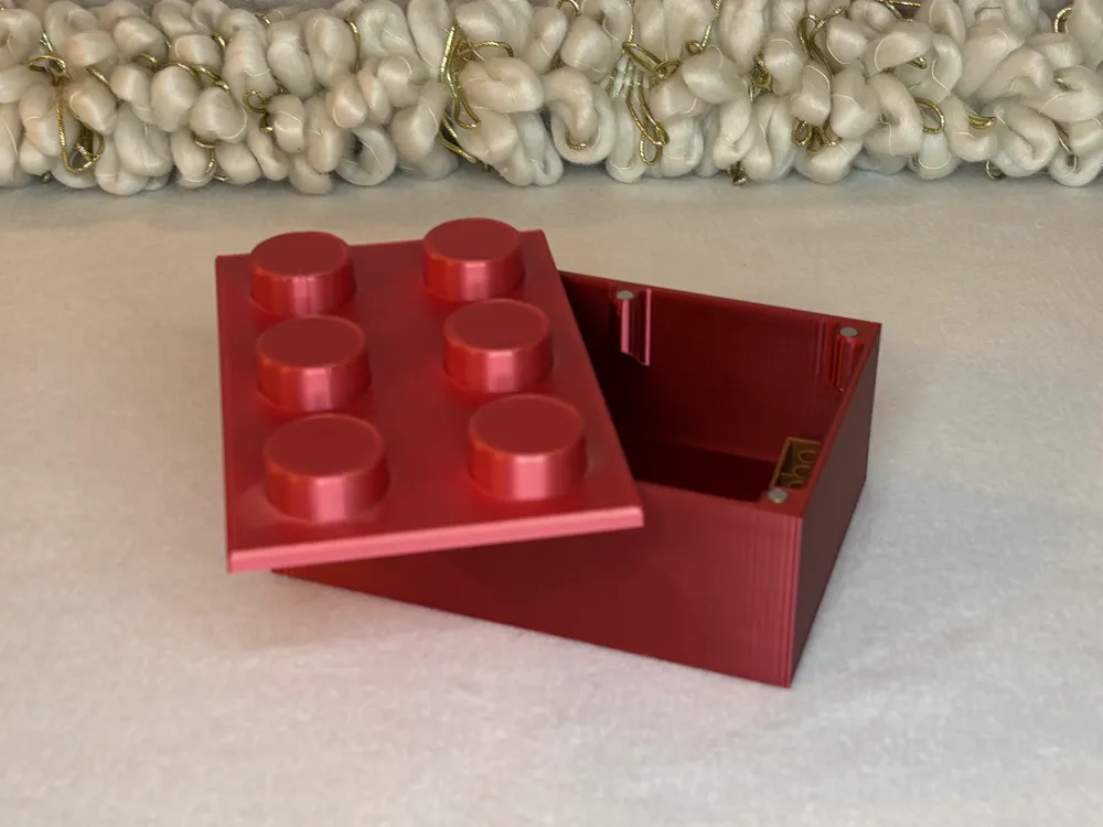 Magnetic Brick Storage Box (LEGOs-Inspired) - Free 3D Print Model ...