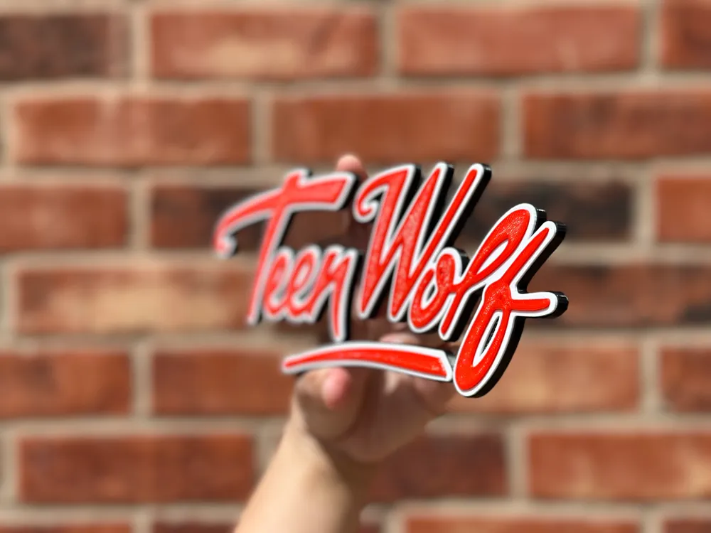 Teen Wolf Logo by FatDog - MakerWorld