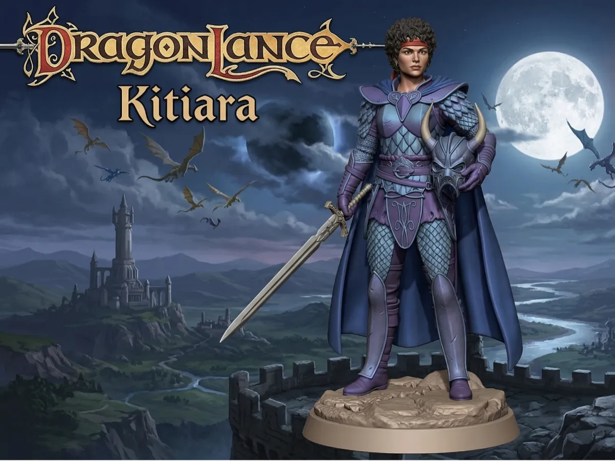 DragonLance: Kitiara - Free 3D Print Model - MakerWorld