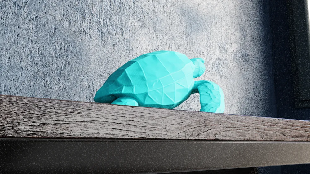 Low Poly Sea Turtle - Free 3D Print Model - MakerWorld