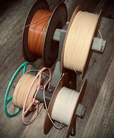 AMS lite stand repurpose 4 spool holder by ramorimdias - MakerWorld