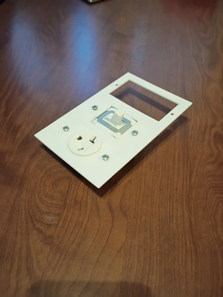 Custom 3 Gang electrical box face plate - Free 3D Print Model - MakerWorld