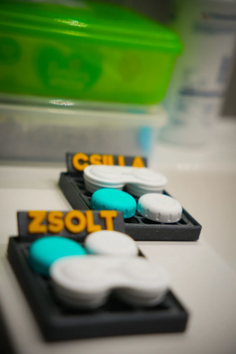 Contact lense holder (drip tray) by Samci - MakerWorld