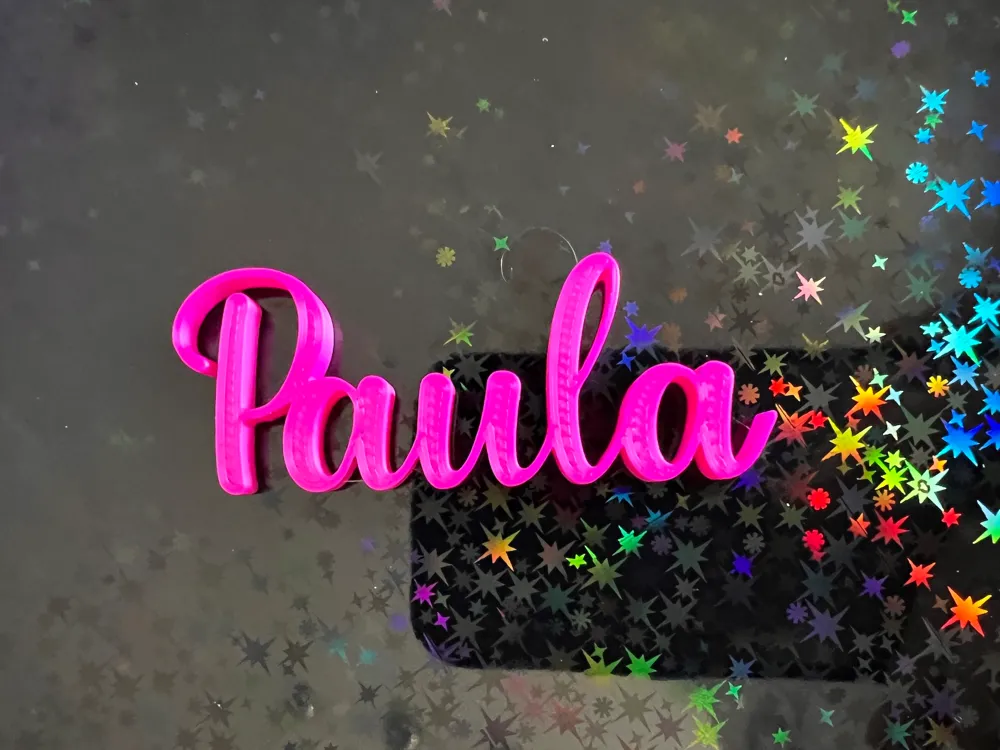 PAULA name names ornament nameplate by meetoo333 MakerWorld: Download ...