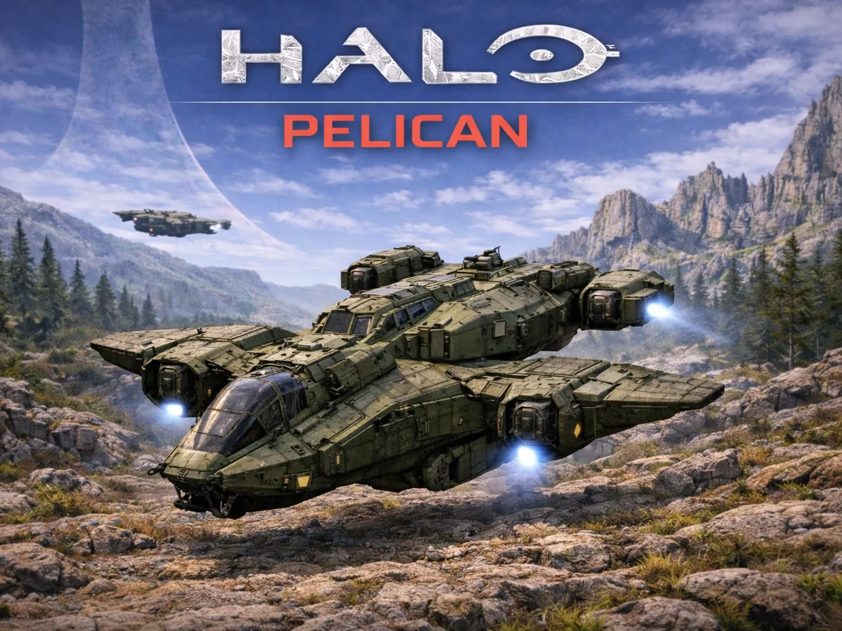 Halo Pelican Dropship - Free 3D Print Model - MakerWorld