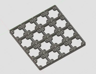 Gridfinity Baseplates 4X4 Remixed by yichen1976 - MakerWorld