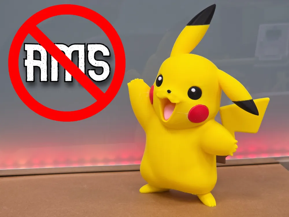 Pikachu / NO AMS - Free 3D Print Model - MakerWorld