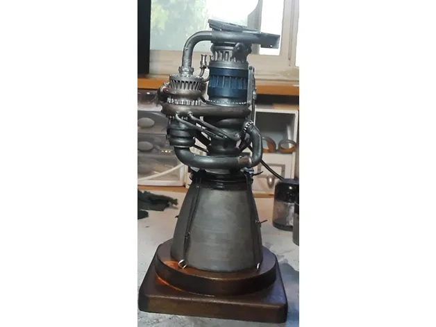 SpaceX Raptor Rocket Engine by CTRL - MakerWorld