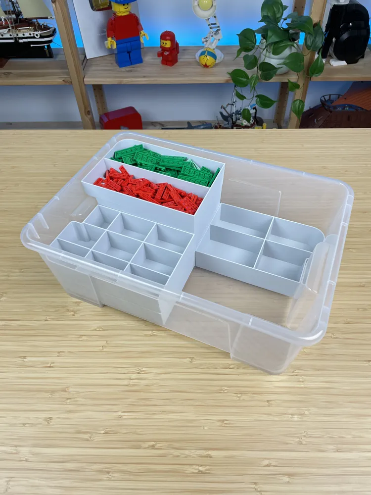 IKEA Samla organizers for danish plastic bricks by Tiago Catarino ...