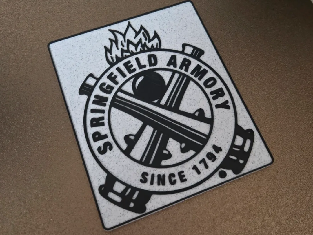 Springfield Armory ロゴプレート 作成者： Sosinsky MakerWorld：無料3Dモデルをダウンロード