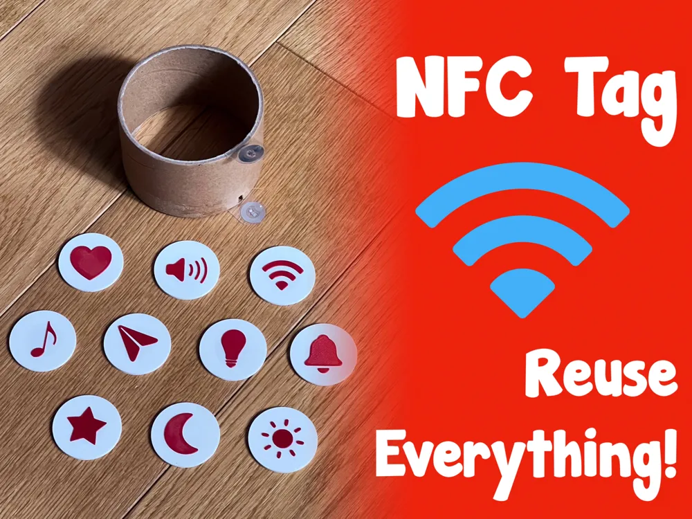 Custom NFC Automation with Cardboard Spool RFID by Alex - MakerWorld