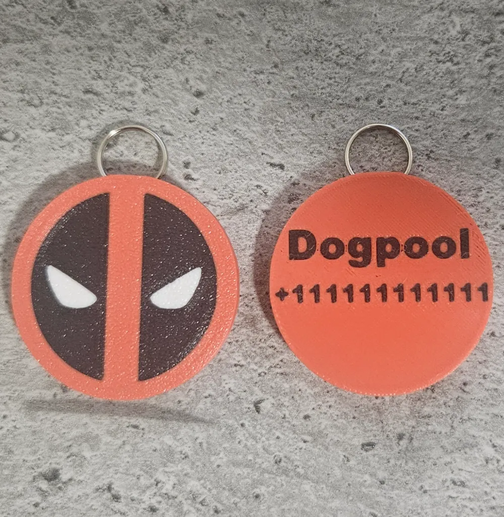 Dogpool tag by Flek - MakerWorld