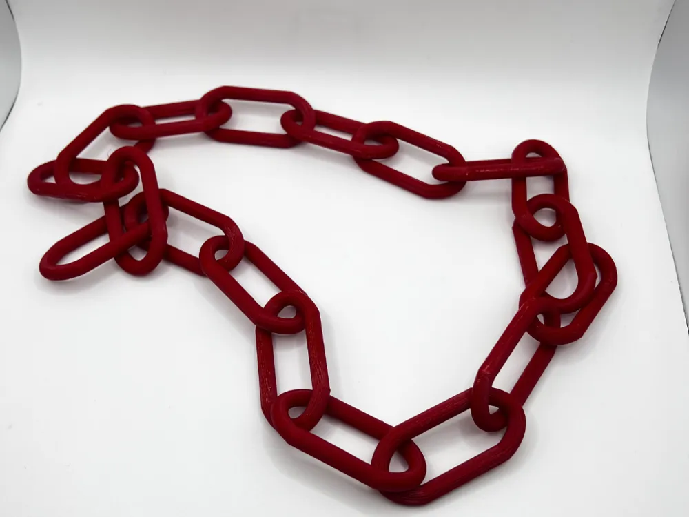 18 Link Print In Place Chain - Free 3D Print Model - MakerWorld