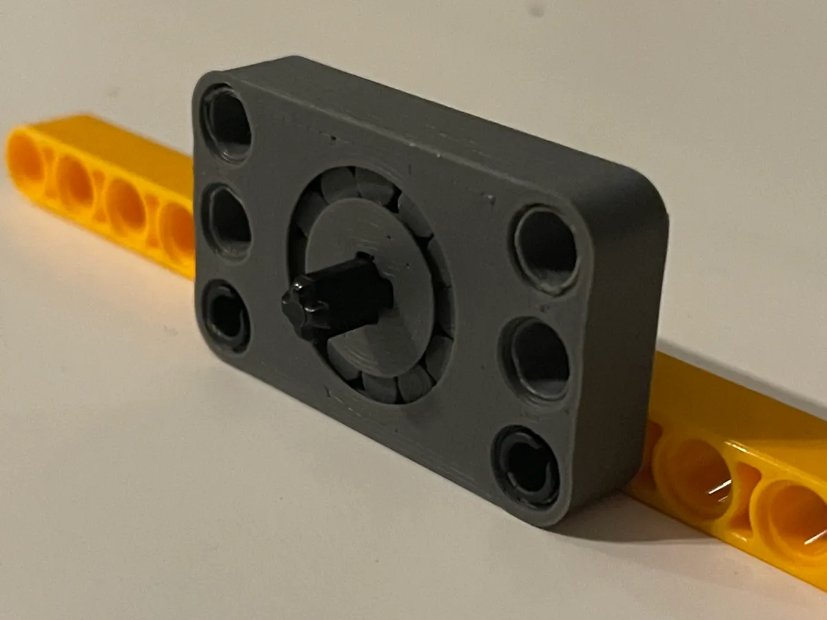 LE60 Technic brick bearing block - Free 3D Print Model - MakerWorld