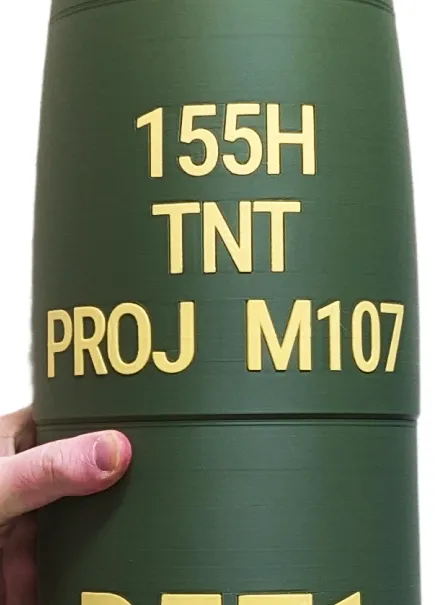 Life-Size 155mm Artillery Shell | High Detail by Rexi Labs MakerWorld ...