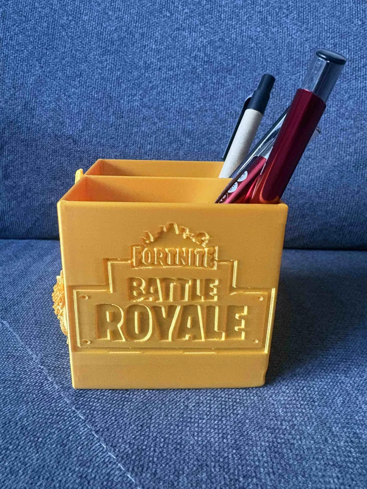 fortnite pencil holder - Free 3D Print Model - MakerWorld