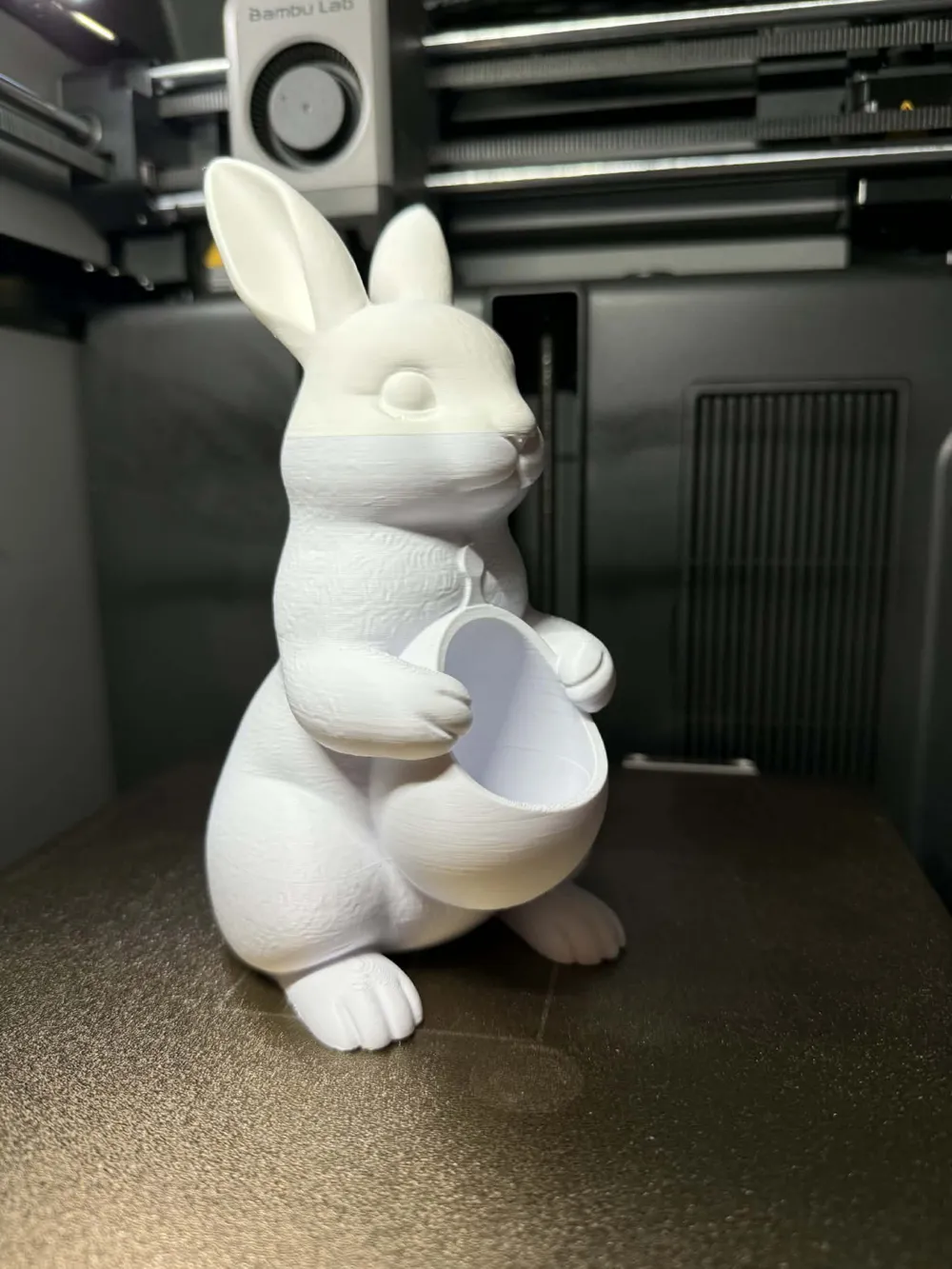 Adorables lapins de Pâques avec bol – Impression 3D très détaillée ...