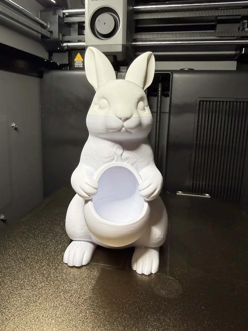 Adorables lapins de Pâques avec bol – Impression 3D très détaillée ...