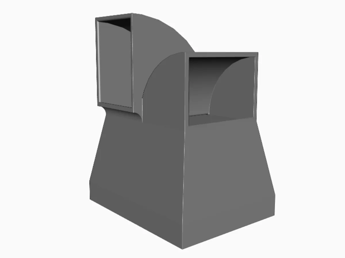 Chitu H2加热器的热风导流板 (X1C/P1S) - 免费 3D 打印模型 - MakerWorld