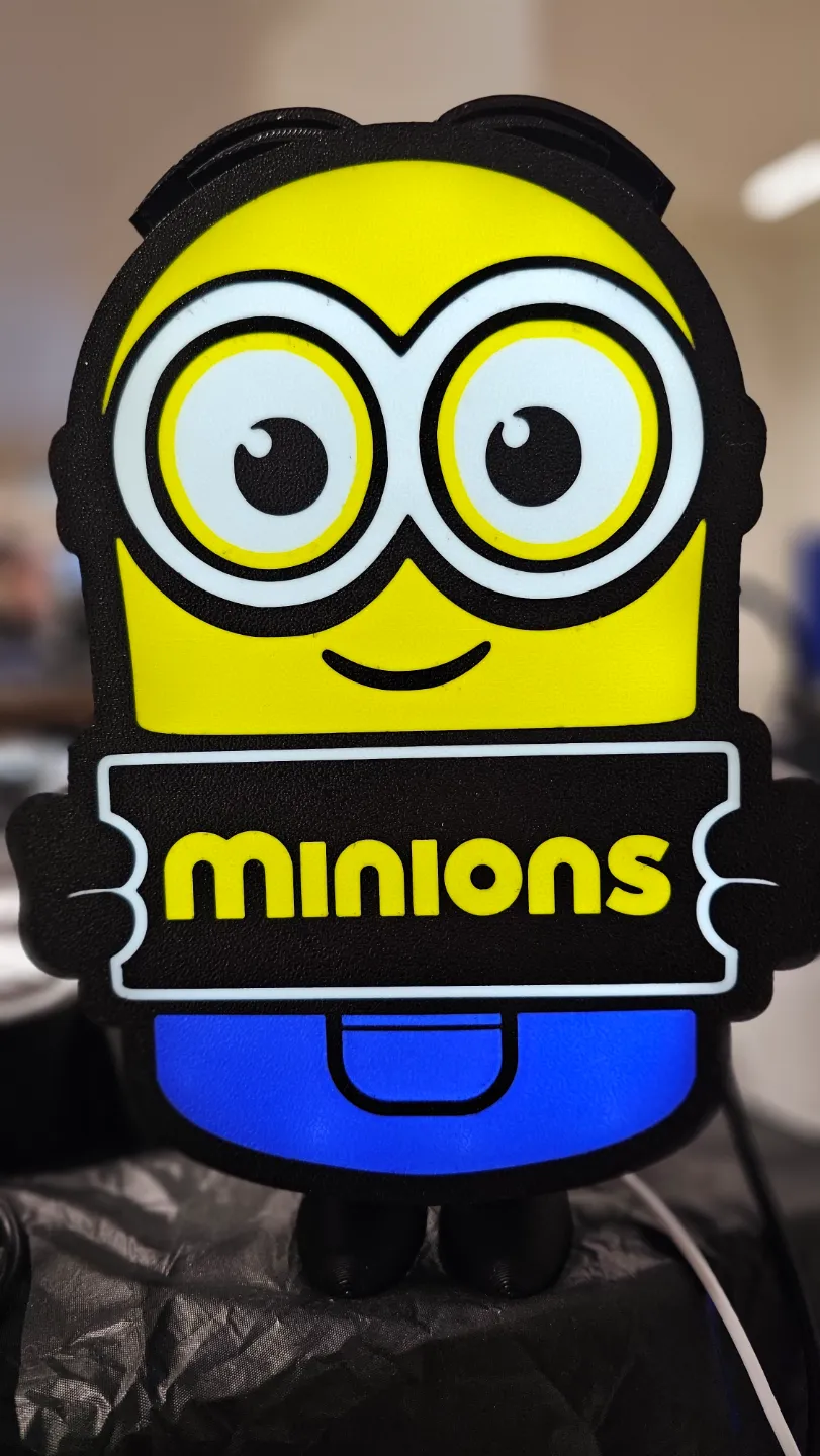 Minion Lightbox LED Lamp by 3Dacores - MakerWorld