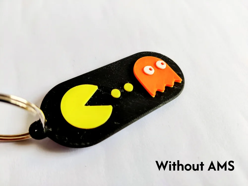 Pac-Man Keychain ***UPDATE*** - Free 3D Print Model - MakerWorld