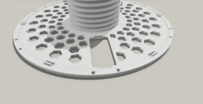 Bambu Reusable filament spool (1KG refill) - Free 3D Print Model ...