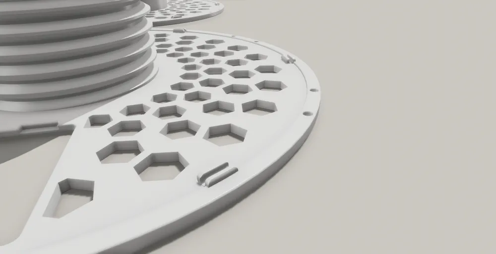 Bambu Reusable filament spool (1KG refill) by Masambi MakerWorld ...