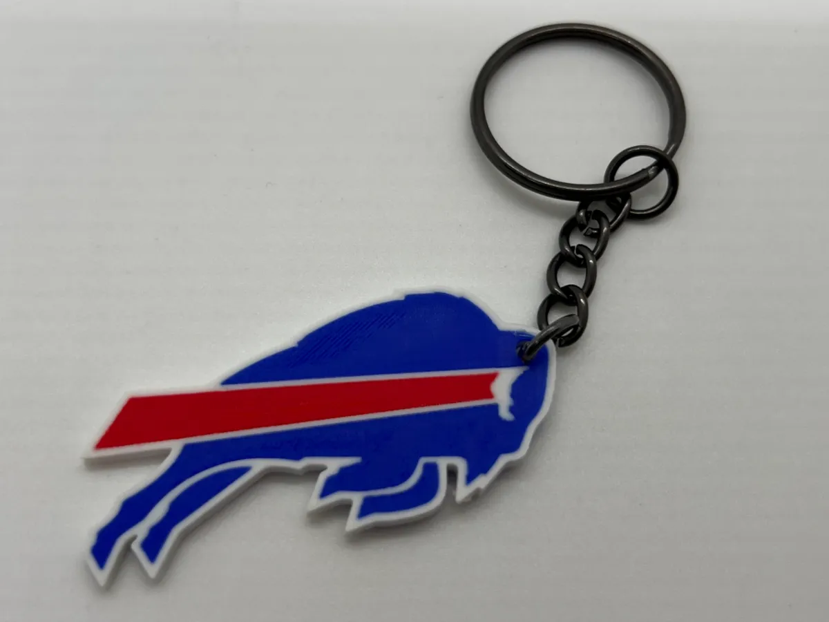 Buffalo Bills Keychain - Free 3D Print Model - MakerWorld