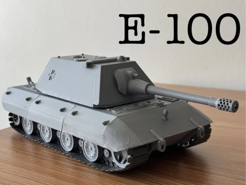 E100 Super Heavy Tank 1:35 Germany World War II by Bavaria3 MakerWorld ...